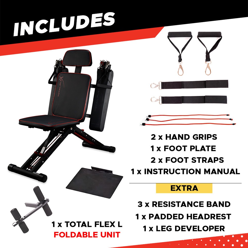 Total Flex L - Home Gym Exercise Equipment With 50 Different Exercises