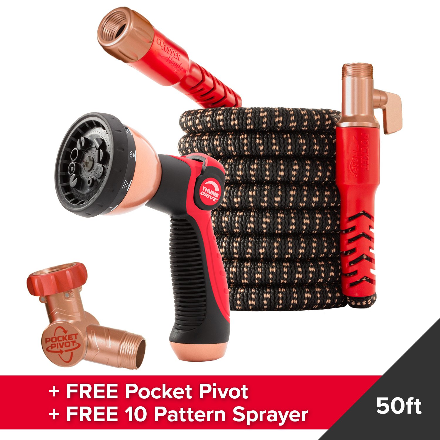 Pocket Hose Copper Head - | Official Site | As Seen On TV